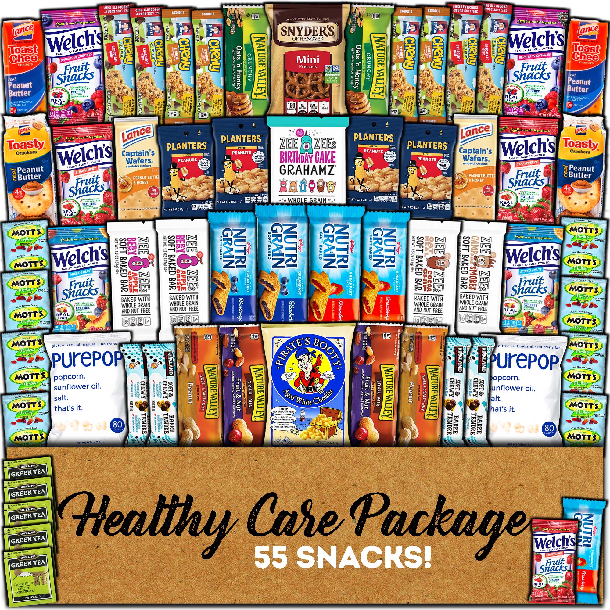 CraveBox Healthy Snack Box — 55ct Care Package