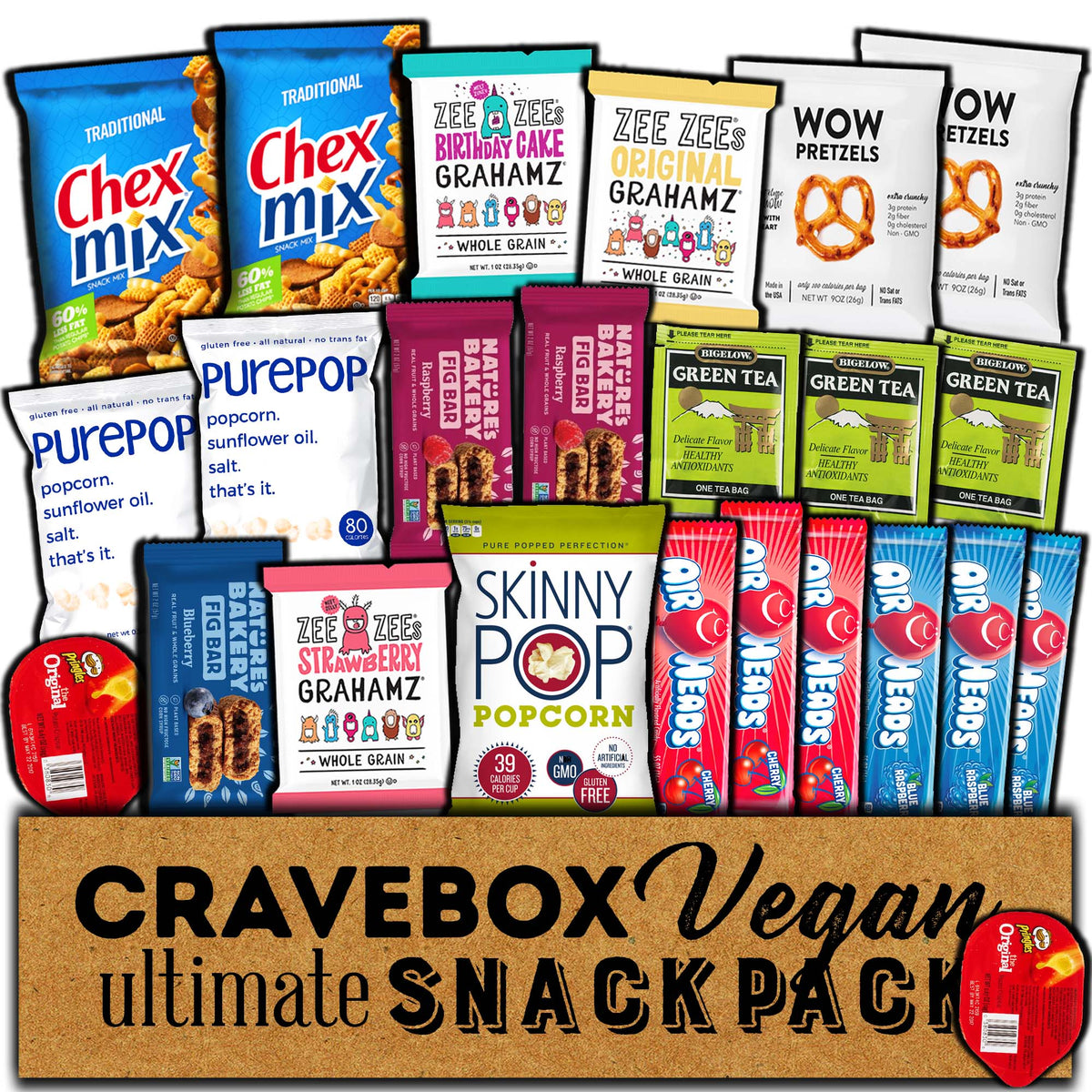 CRAVEBOX Vegan Snack Box (kinda Healthy)